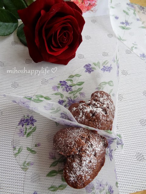 How to make Valentine Chocolate Muffins | Recipe | Miho's Happy Life