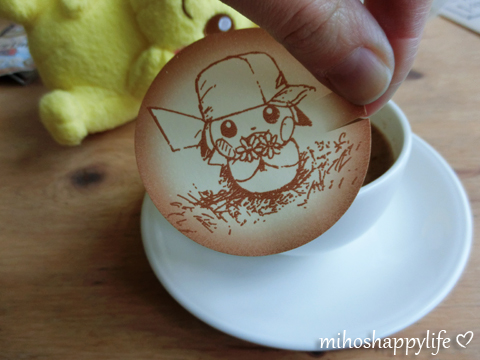 Pikachu Deco Latte | The Cutest Coffee that I have seen! | Miho's Happy ...