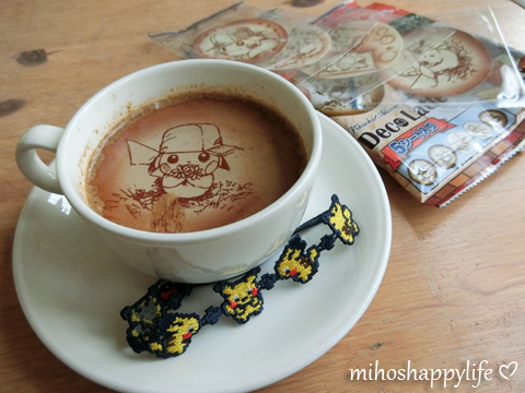 Pikachu Deco Latte | The Cutest Coffee that I have seen! | Miho's Happy ...