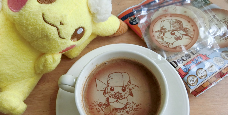 Pikachu Deco Latte | The Cutest Coffee that I have seen! | Miho's Happy ...