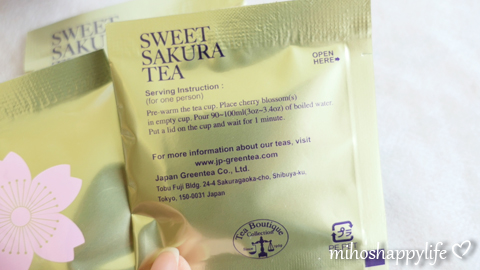 Sweet Sakura Tea from Japan | Miho's Happy Life