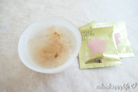 Sweet Sakura Tea from Japan | Miho's Happy Life