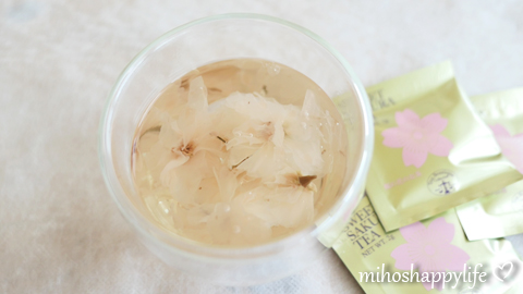 Sweet Sakura Tea from Japan | Miho's Happy Life