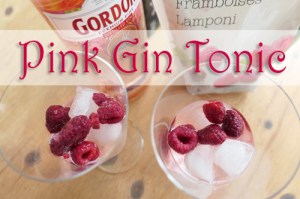 How to make a Pink Gin Tonic Cocktail | Recipe | Miho's Happy Life