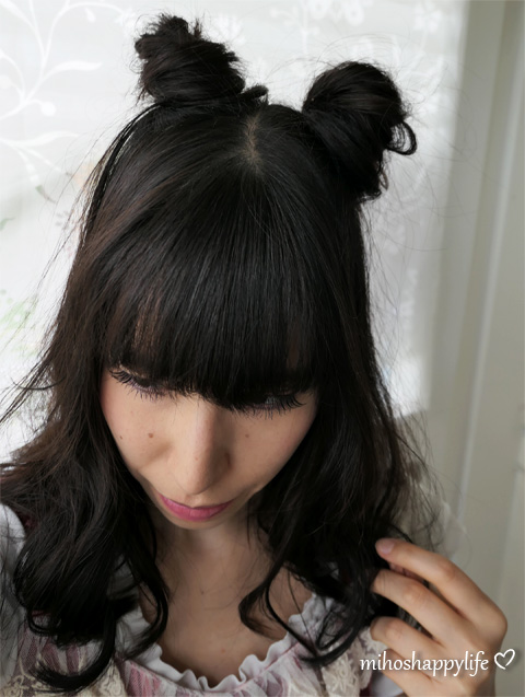 How to make cute & easy Space Buns | Miho's Happy Life