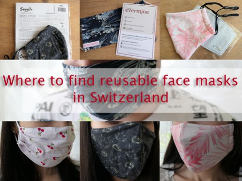 Where to find Reusable Face Masks in Switzerland | Miho's Happy Life