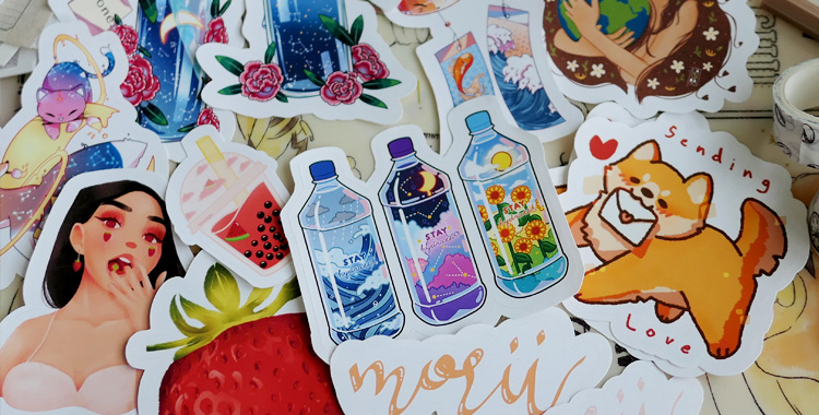 Community Sticker Shop MORII & Envelope Making | Miho's Happy Life