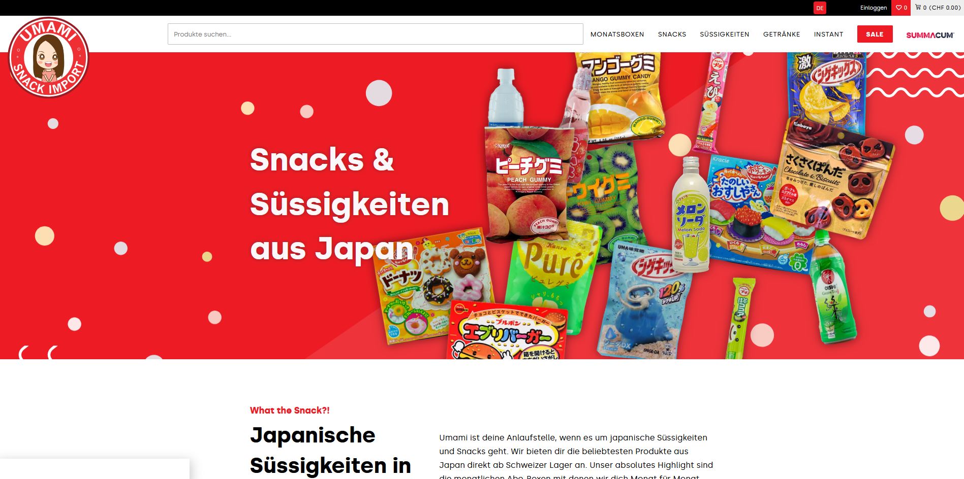 Where to find Japanese Sweets in Switzerland | Umami Snack Import ...