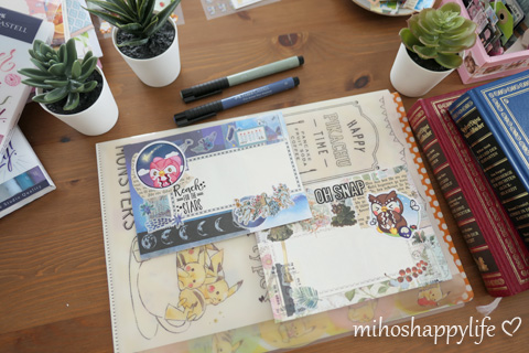 Sticker Haul & Envelope Making | Poroful.com | Miho's Happy Life
