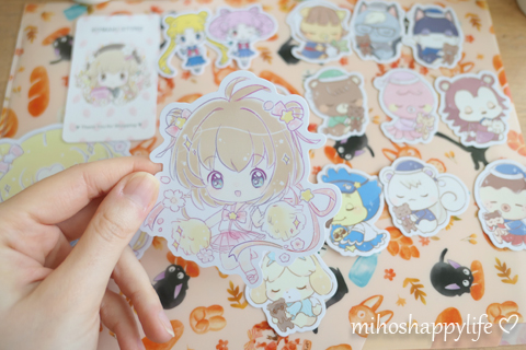 Sticker Haul & Envelope Making | Komaki Store | Miho's Happy Life