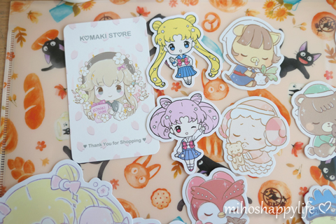 Sticker Haul & Envelope Making | Komaki Store | Miho's Happy Life