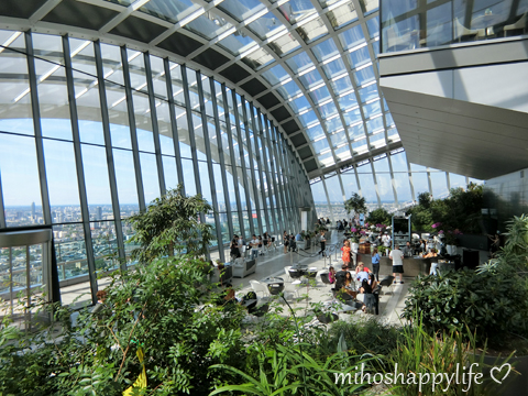 Sky Garden – a brilliant View of London for free! | Miho's Happy Life